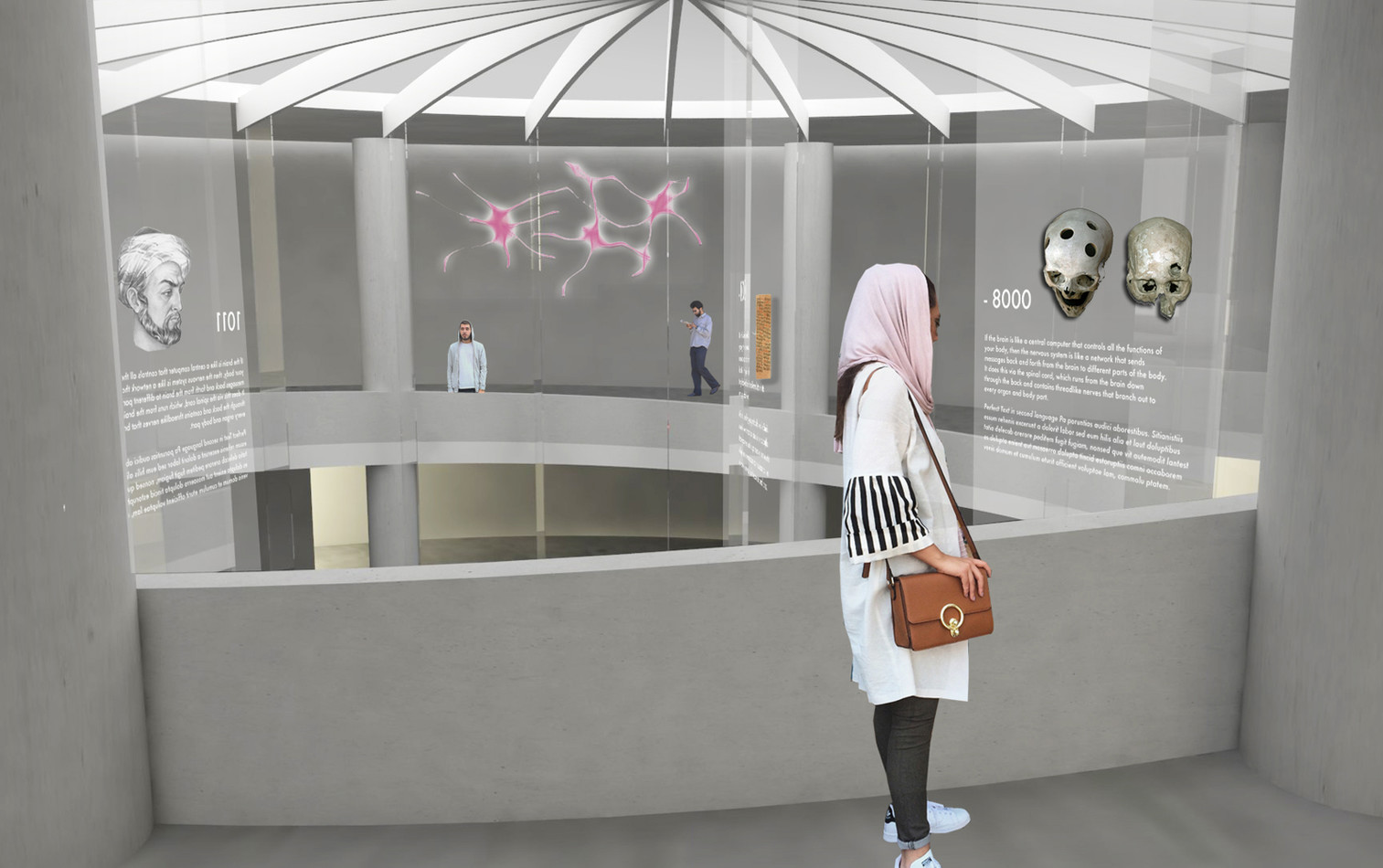 von GROTE Ausstellungsgestaltung und Design — Samii Brain Museum